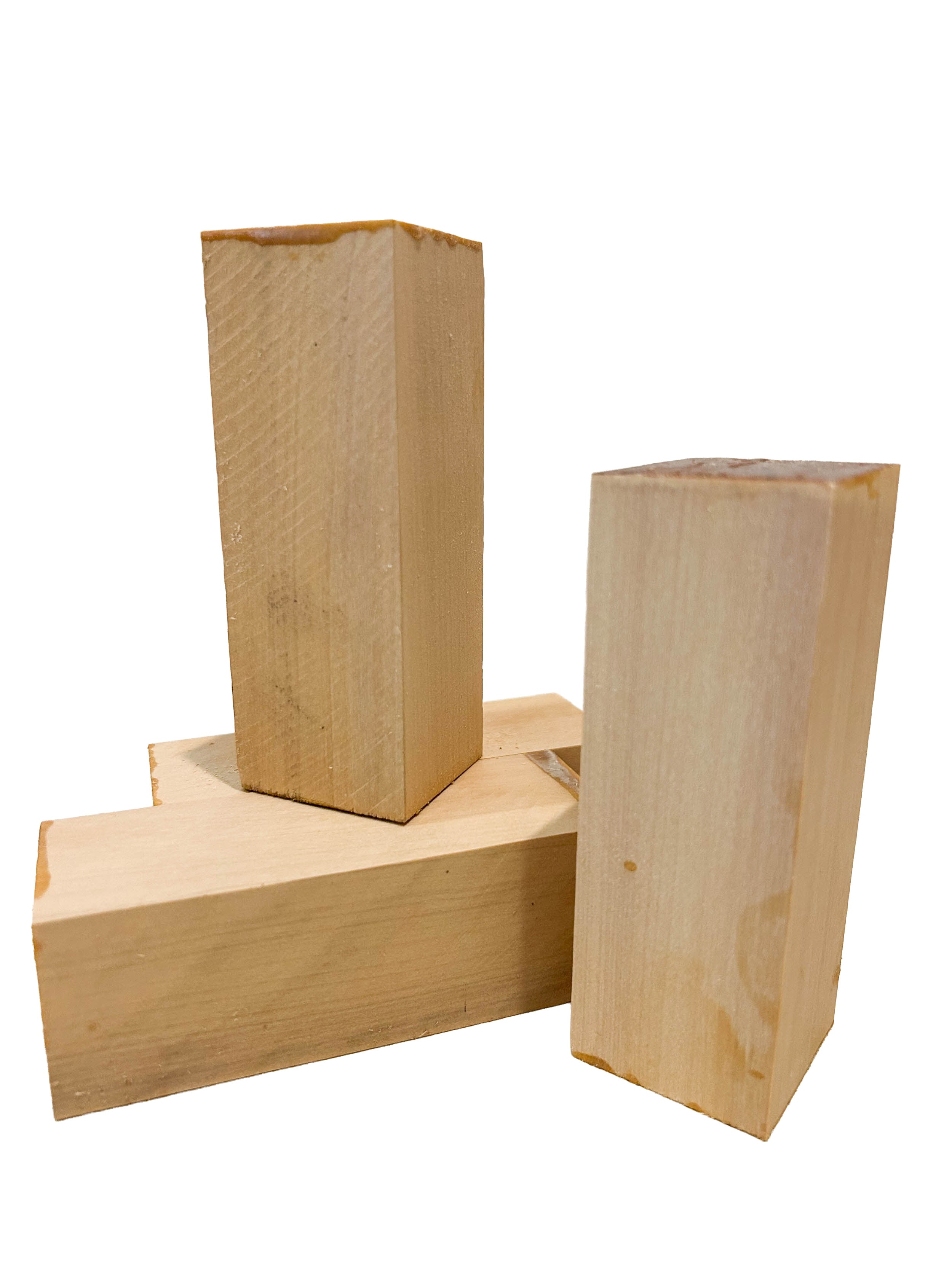 Castello Boxwood Turning/Craft Blocks - 1.5" x 1.5" x 4" [WE215 ...