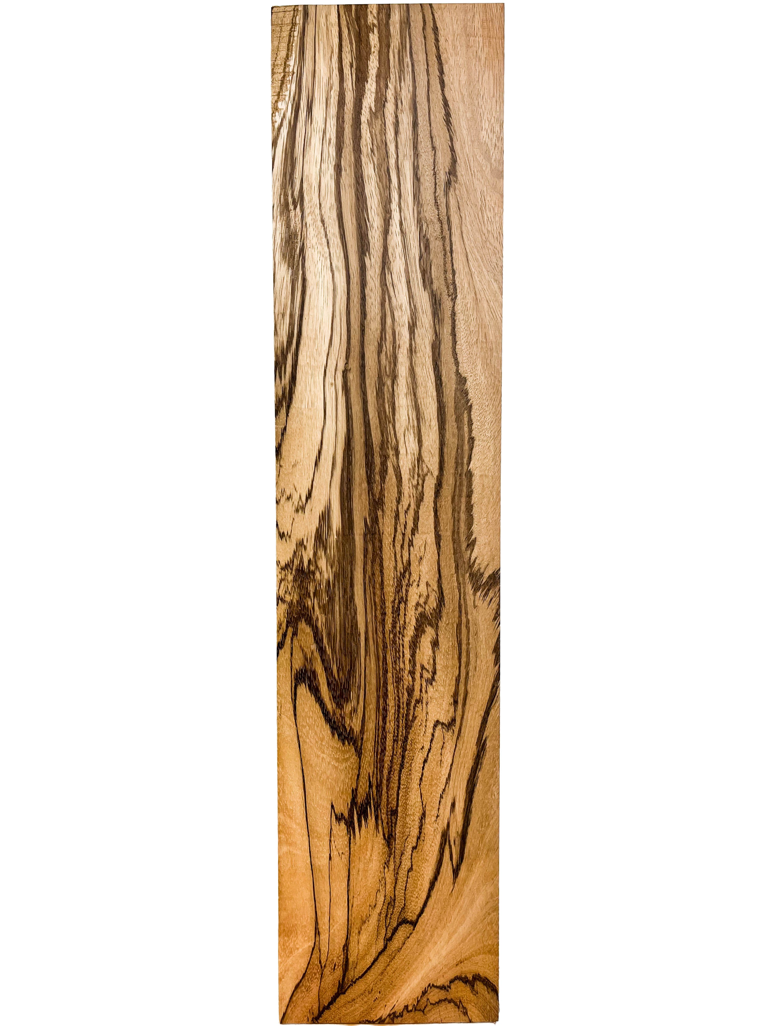 Zebrawood 4/4 Exotic Board - 28" x 6.25" x .75" - WE648 – Exotic Lumber