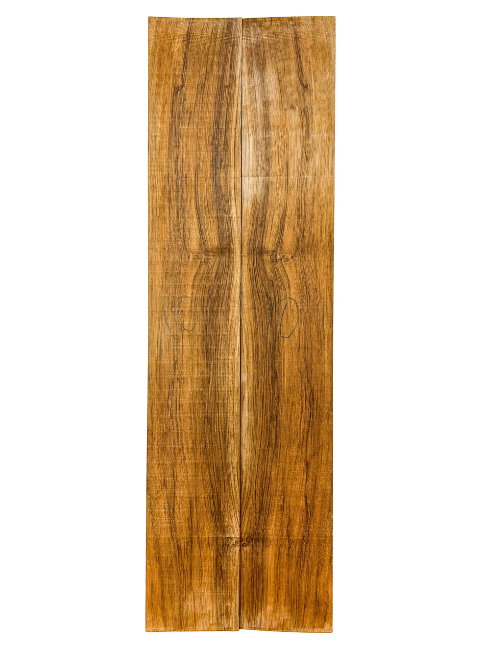 Black Limba BOOKMATCHED Musical Instrument 2PC Set - each @ 35" x 5.25 ...