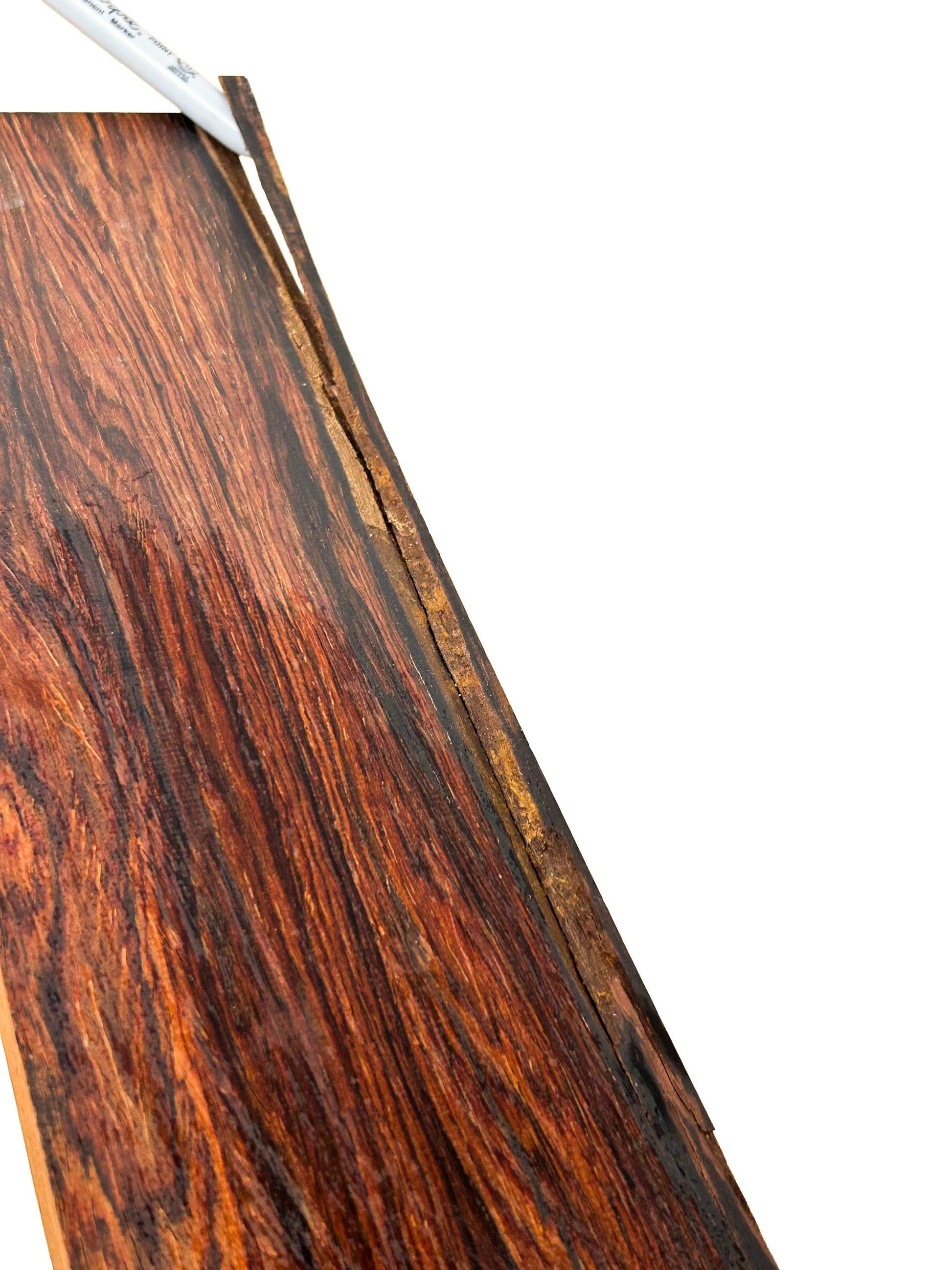 Cocobolo 4/4 Lumber - 29.5" x 4-5/8" x 3/4" WE753 – Exotic Lumber